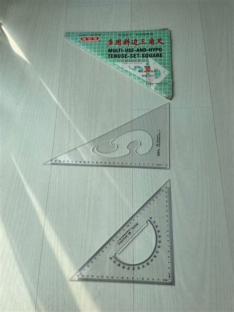Drawing Tools T Square And Set Square Hobbies And Toys Stationery
