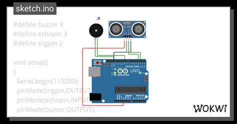 Buzzer Ultra Wokwi ESP32 STM32 Arduino Simulator