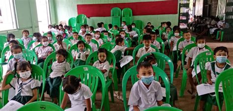 ကျိုက်မရောမြို့နယ်တွင် အသက် ၅ နှစ်မှ ၁၂ နှစ်အတွင်း ကျောင်းသား၊ ကျောင်း