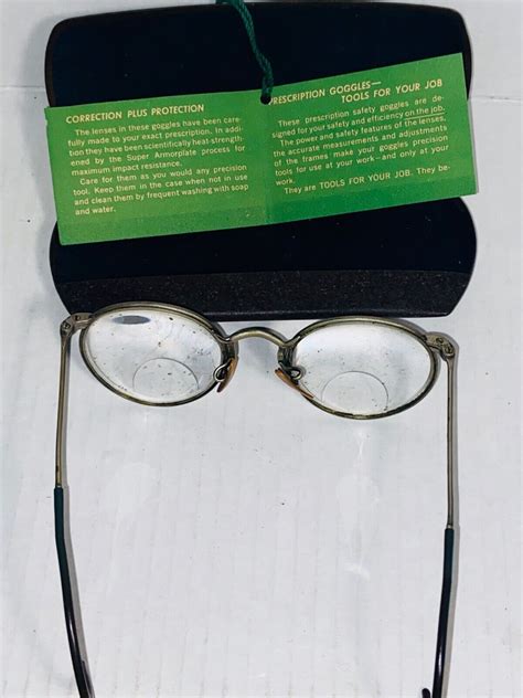 Antique Wire Rim Glasses Gold Filled With Hard Case B Gem