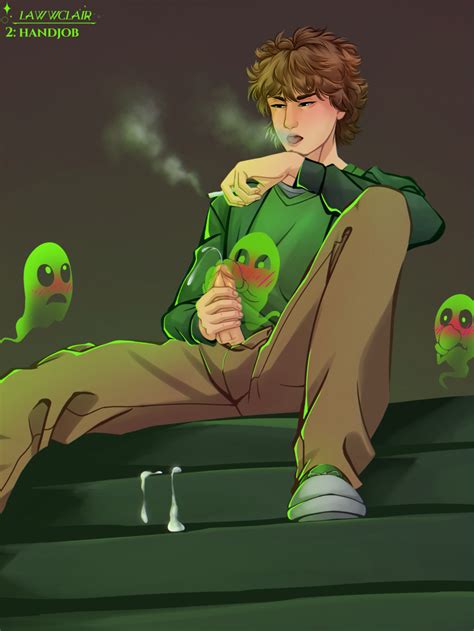 Rule 34 Baggy Pants Brown Hair Brown Pants Cum Drip Ghost Green