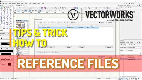 Vectorworks How To Use Reference Files Youtube