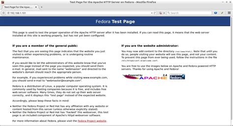 Test Page For The Apache Server On Fedora Mozilla Firefox001
