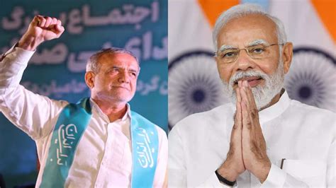 Pm Modi Congratulates Irans Newly Elected President Masoud Pezeshkian