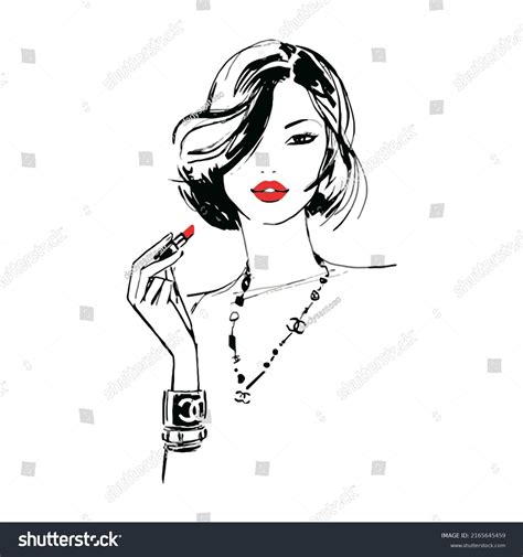 Drawings Of Straight Hair