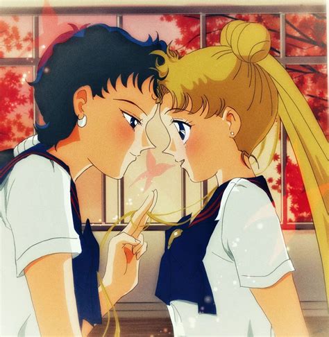 Sailor Moon Usagi And Seiya Kiss