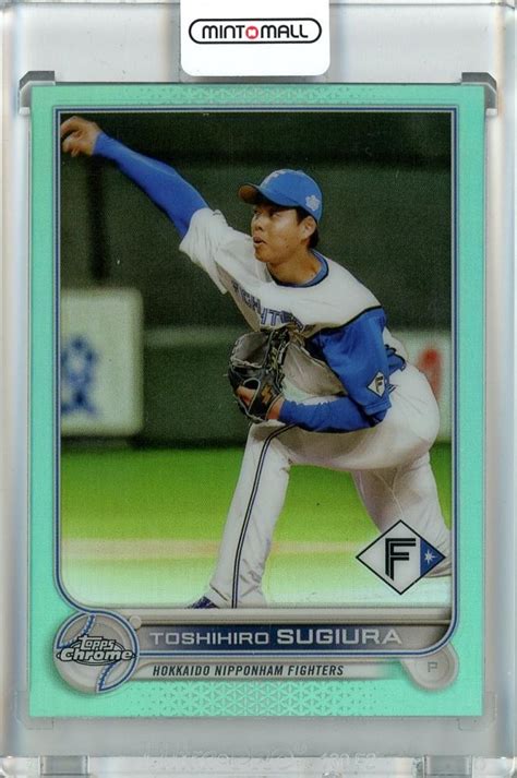 ミントモール Mint 池袋店 2022 Topps Npb Chrome 北海道日本ハム 杉浦稔大 Base Aqua