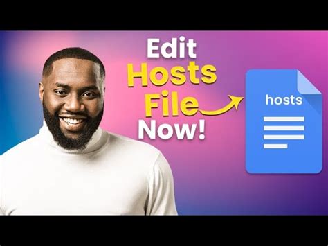 Edit Windows Hosts File EASY YouTube