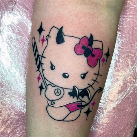 Top 100 Best Hello Kitty Tattoos For Women Kitty White Design Ideas