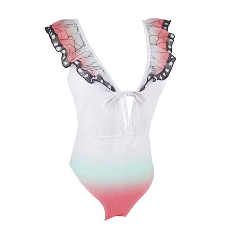 Buy Womens Shinobu Nezuko Tanjiro Swimsuit One Piece Anime Cosplay