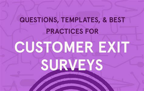 Customer Exit Survey 21 Templates Questions And Best Practices