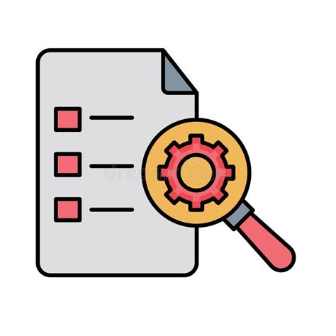 Settings Sheet Vector Icon Which Can Easily Modify Or Edit Stock Vector Illustration Of