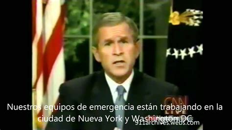 Discurso De George Bush 11 De Septiembre Del 2001 YouTube