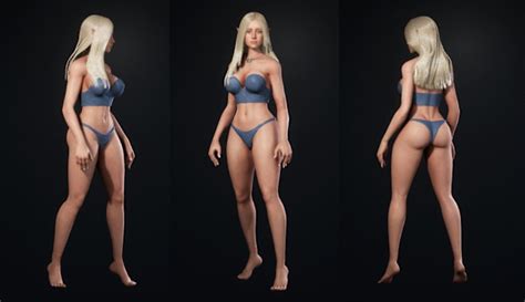 3d Game Character Modelnsfw Characterblenderue2d To 3dhuman Model