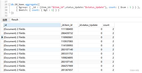 Mongodb数据去重（单字段和多字段去重）（百万级数据）mongodb 去重 Csdn博客