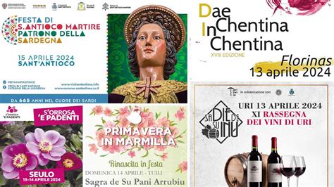 Eventi E Sagre Del Weekend In Sardegna 12 13 14 Aprile 2024