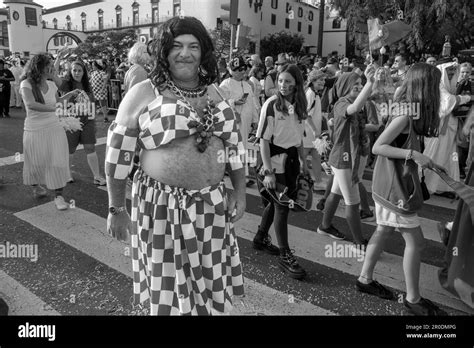 Funcha Town Madeira Portugal February Community Carnival Held A Few