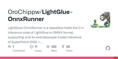Github Orochippwlightglue Onnxrunner Lightglue Onnxrunner Is A