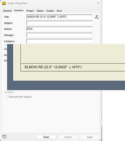 Parameter In Iproperties Fields Autodesk Community