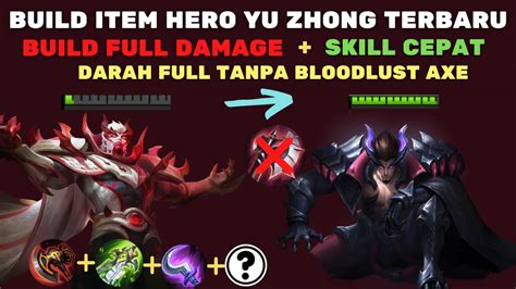BUILD ITEM YU ZHONG TERSAKIT 2022 DI MOBILE LEGENDS TERBARU YZ FULL LIFESTEAL SPELLVAMP YouTube