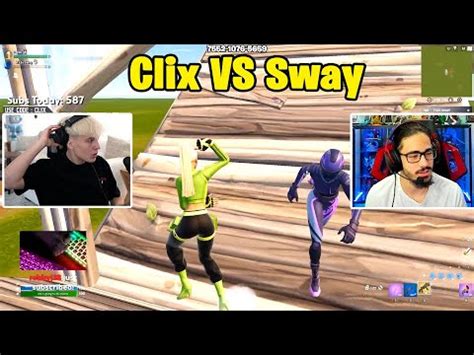 Clix VS FaZe Sway V TOXIC Buildfights YouTube