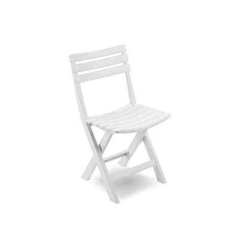 Silla Resina Plegable Blanca Birki Leroy Merlin