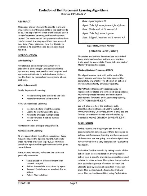Reinforcement Learning A Short Cut Pdf Dynamic Programming