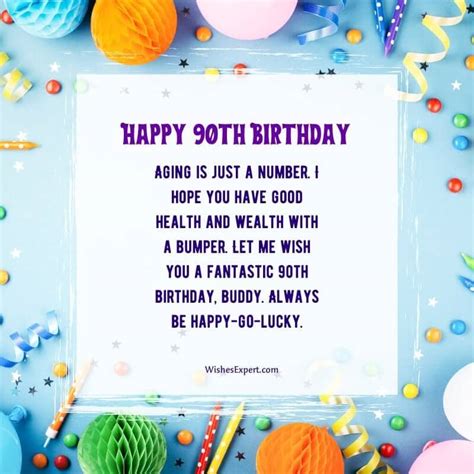 30 Cheers To 90 Years Happy 90th Birthday Wishes