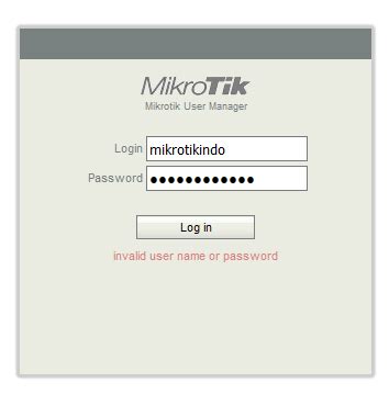 Lupa Password User Manager Mikrotik Begini Cara Mengatasinya