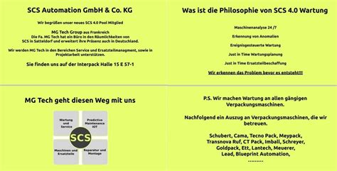 scs automation und mg tech group