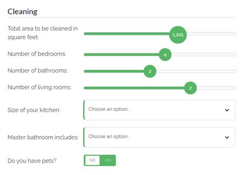 Frontend Styles And Template Skins Stylish Cost Calculator