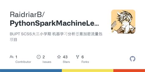 GitHub RaidriarB PythonSparkMachineLearningTest backend BUPT SCSS大三小学期 机器学习分析恶意加密流量包项目