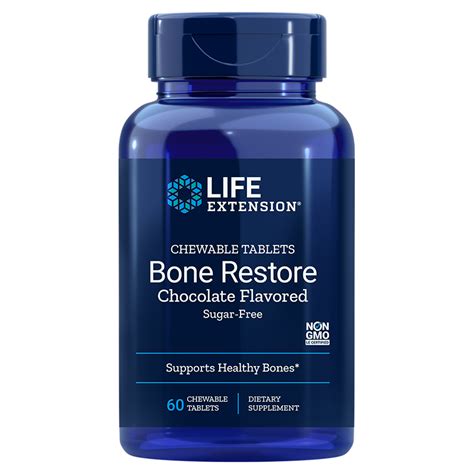Supplement For Bone Strength Chewable Tablets Life Extension