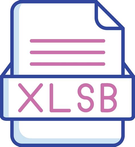 Xlsb File Format Vector Icon 29700108 Vector Art At Vecteezy