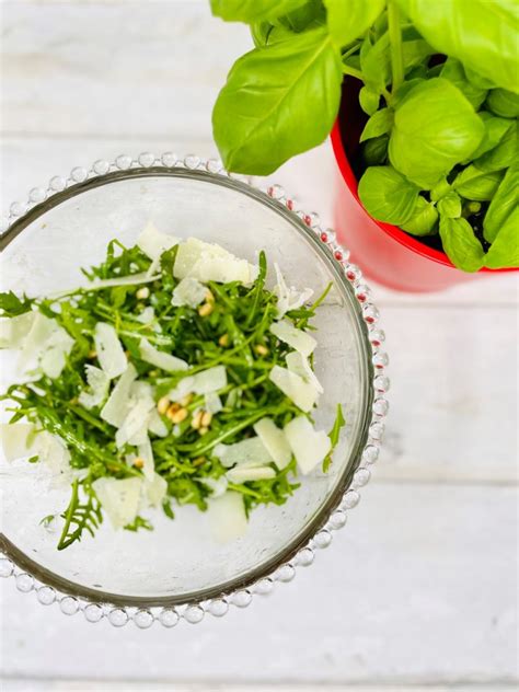 Rocket Salad With Parmesan And Pine Nuts
