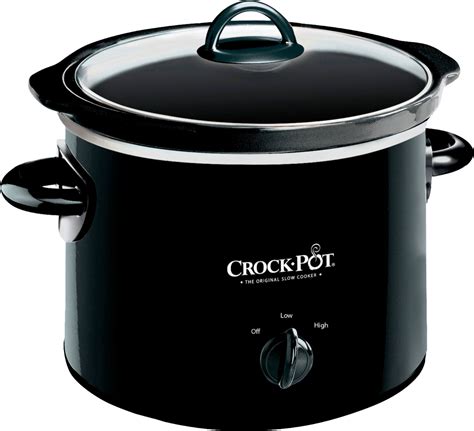 Customer Reviews Crock Pot 2 Qt Round Manual Slow Cooker Black Black