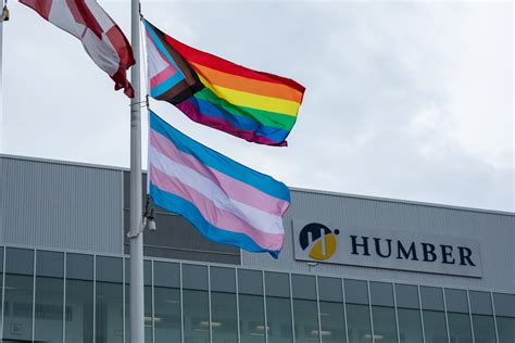 Humber Welcomes The Start Of Pride Month With Pride And Trans Flag