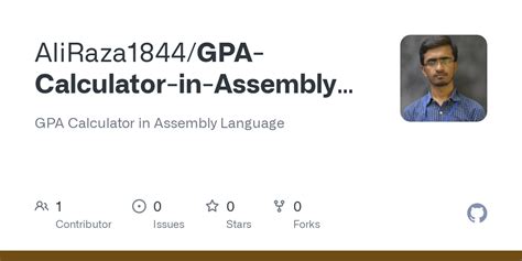 Github Aliraza1844 Gpa Calculator In Assembly Langauge Gpa Calculator In Assembly Language