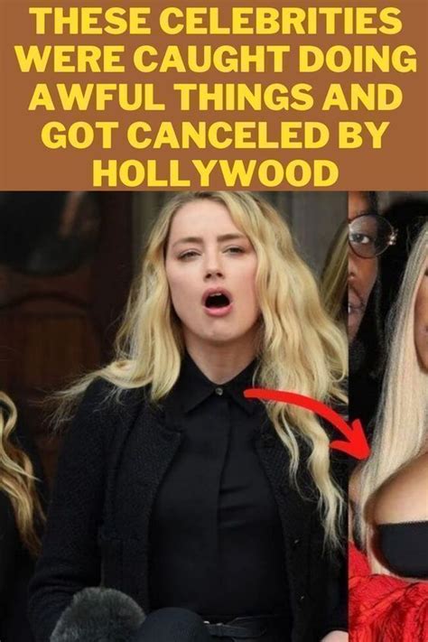 These Celebrities Were Caught Doing Awful Things And Got Canceled By