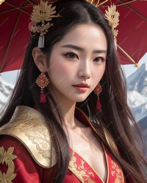 Premium Photo Beautiful Chinese Girl Potrait Wuxia Girl