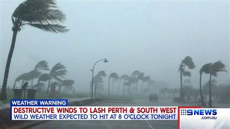 Weather Warning 9 News Perth Youtube