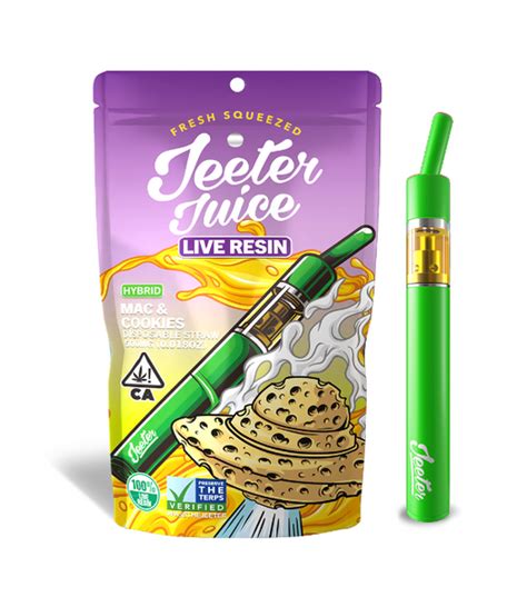 Jeeter Juice Disposable Live Resin Straw Mac And Cookies The Balloon Room