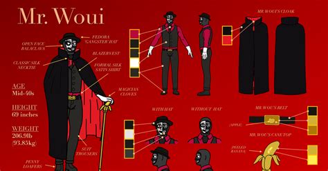 Oc Mr Woui Ref Sheet Loogerwouiのイラスト Pixiv