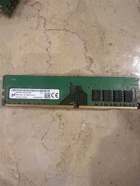 Micron Ddr4 2666mhz 8gb Per Stick Computers And Tech Parts And Accessories Computer Parts On