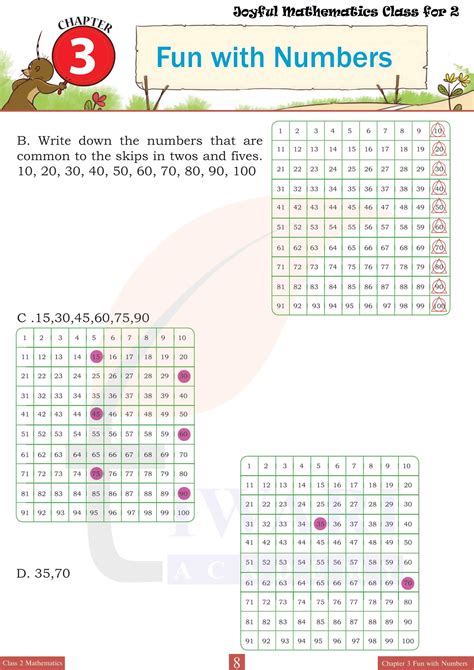 Ncert Solutions For Class 2 Joyful Maths Chapter 3 Fun With Numbers