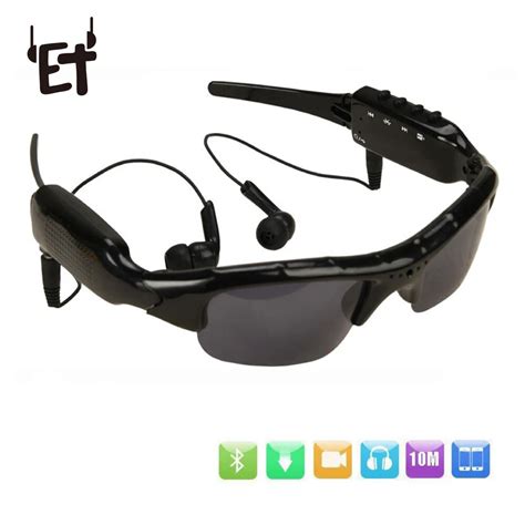 Et Multifunctional Sunglasses Camera Wearable Hd Camcorder Smart Mini Camera Glasses Dvr Video