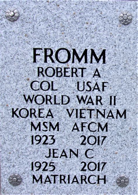 Robert Arthur Fromm 1923 2017 Find A Grave Memorial