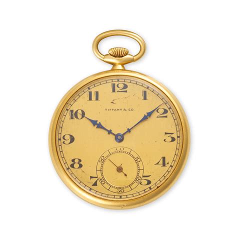 Bonhams Longines For Tiffany And Co An 18k Gold Keyless Wind Open Face