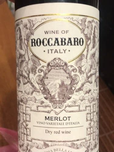 Bonacchi Roccabaro Merlot Dry Red Vivino Us