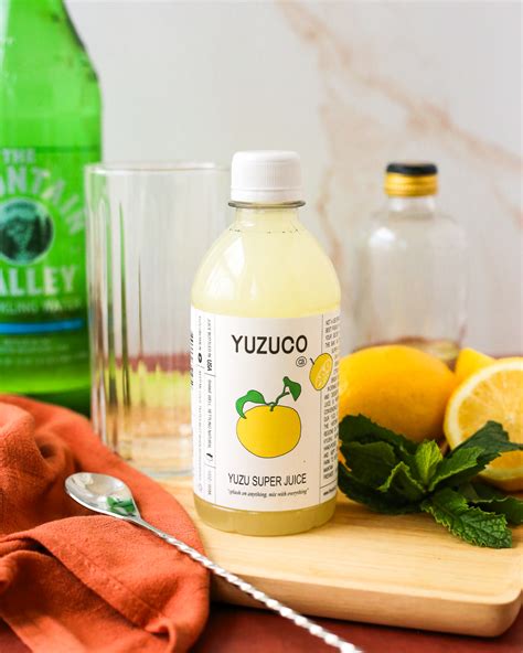 Sparkling Yuzu Lemonade